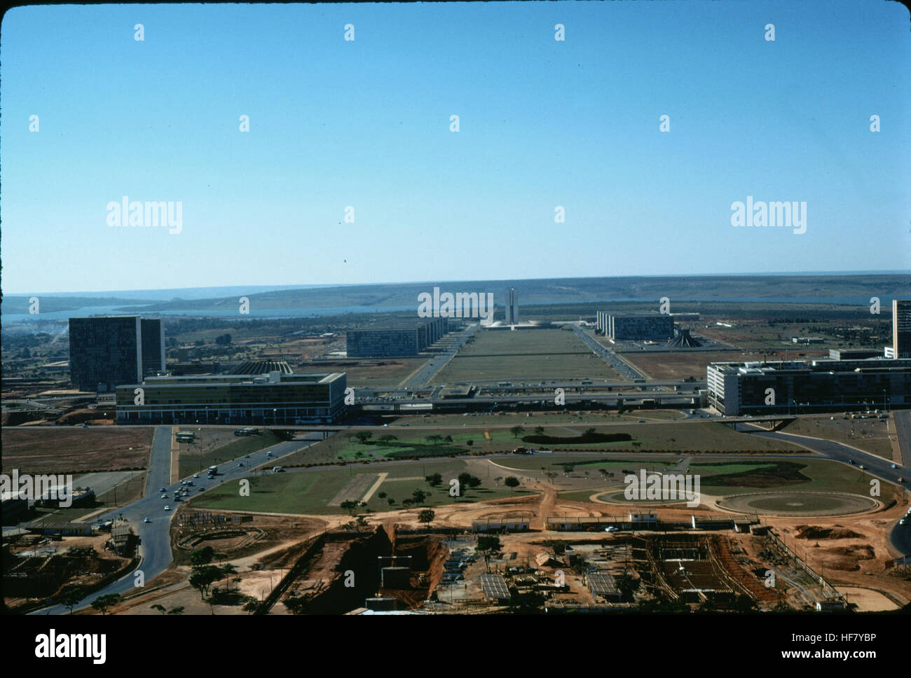 A panoramic view of Brasilia, Brazil, from the TV Tower, showcasing the ...