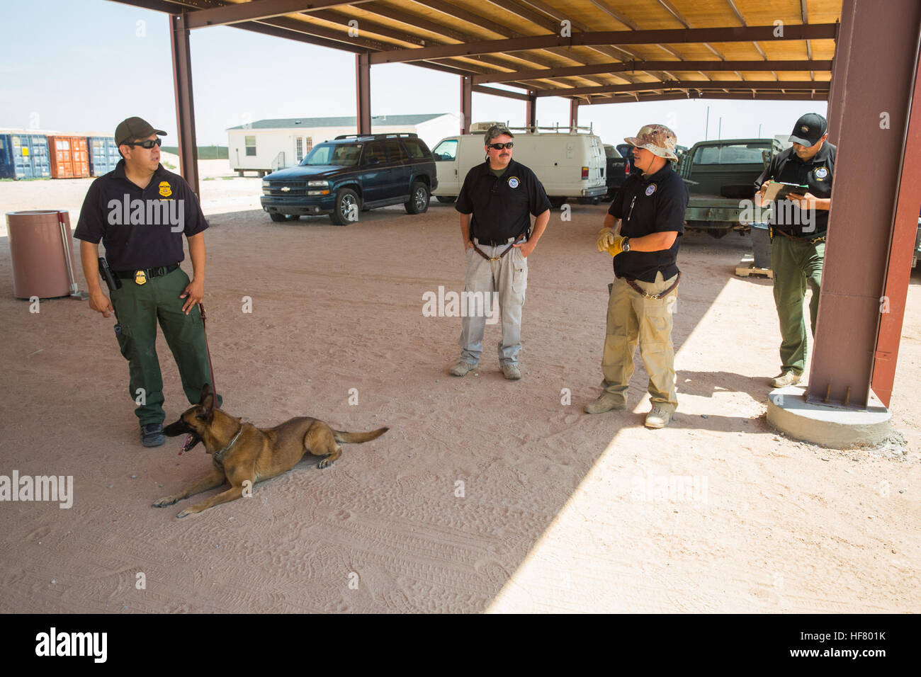 Students and their canine counterparts go through training at the CBP ...