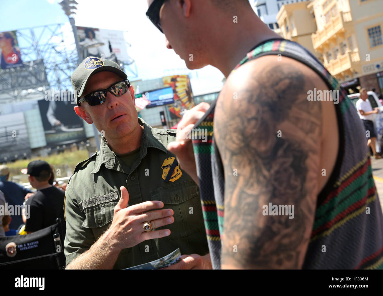 Customs agent booth hi-res stock photography and images - Alamy