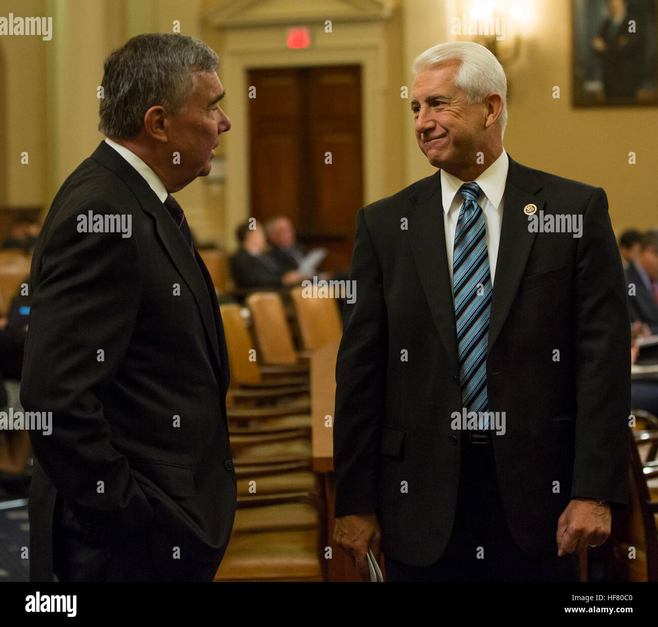 House Ways and Means Subcommittee Chairman Dave Reichert speaks with ...