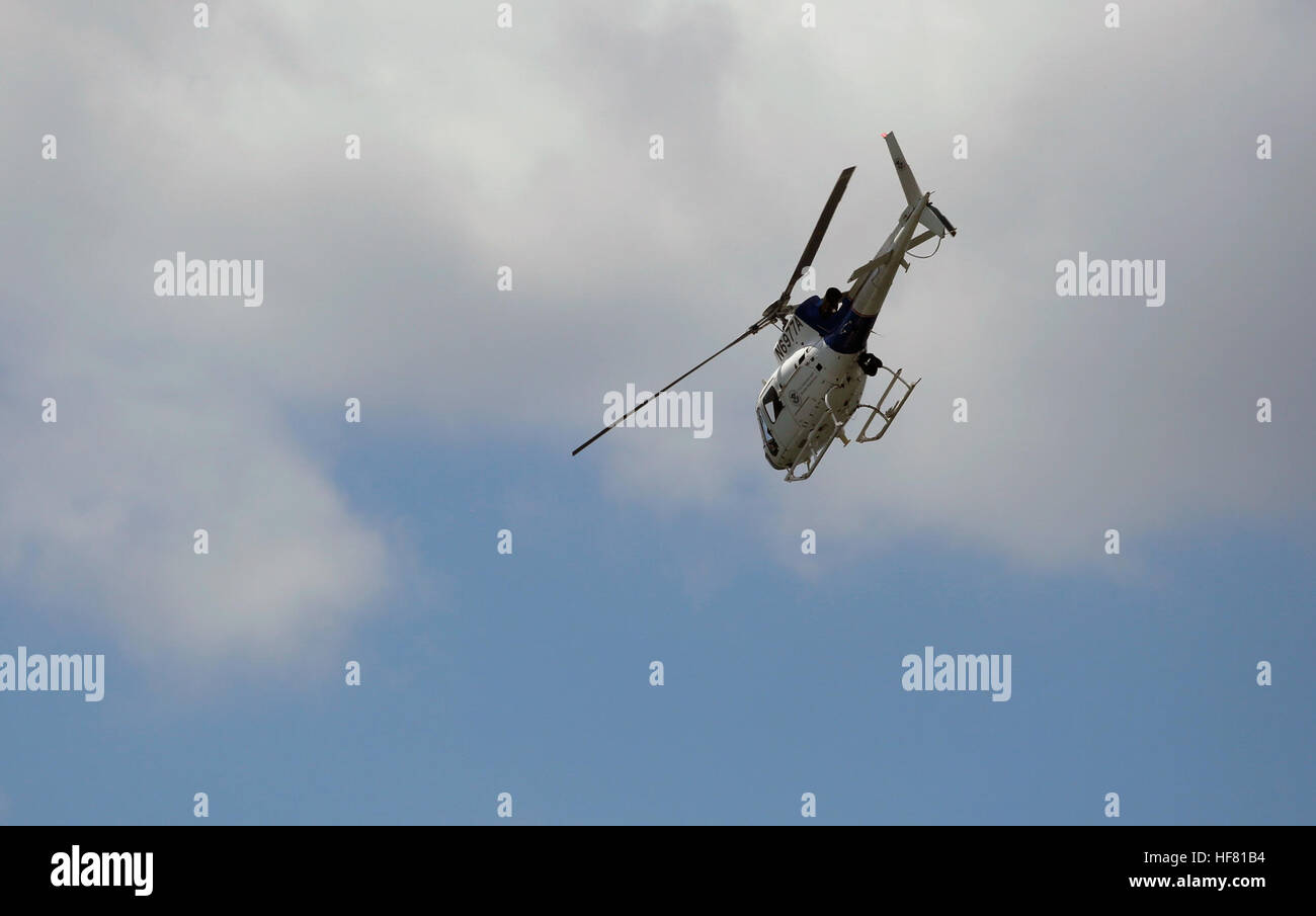 A U.S. Customs and Border Protection AS350 A-Star helicopter performs ...