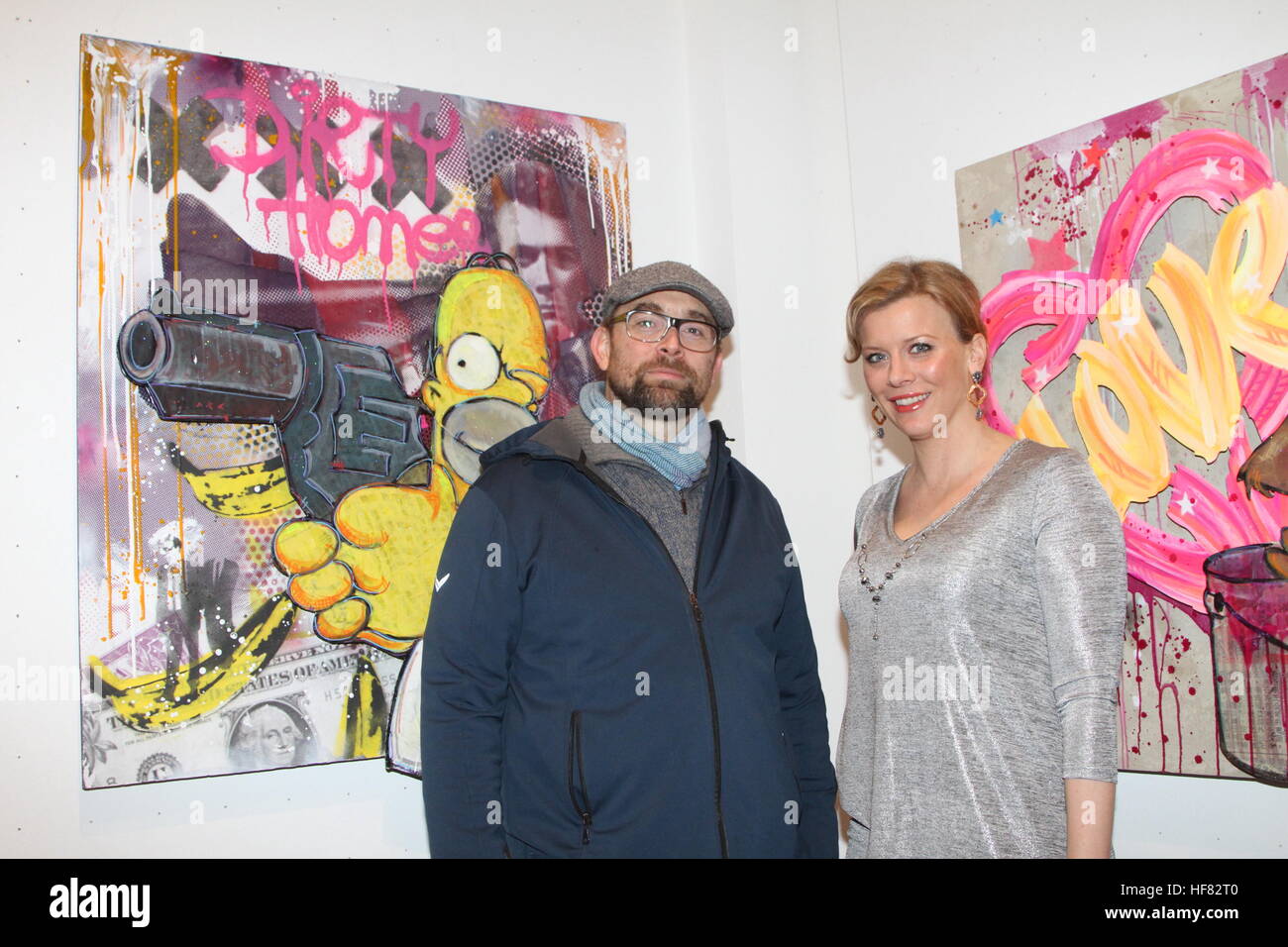 Exhibition opening of Tom Boston's 'Heroes' at Galerie Mensing ...