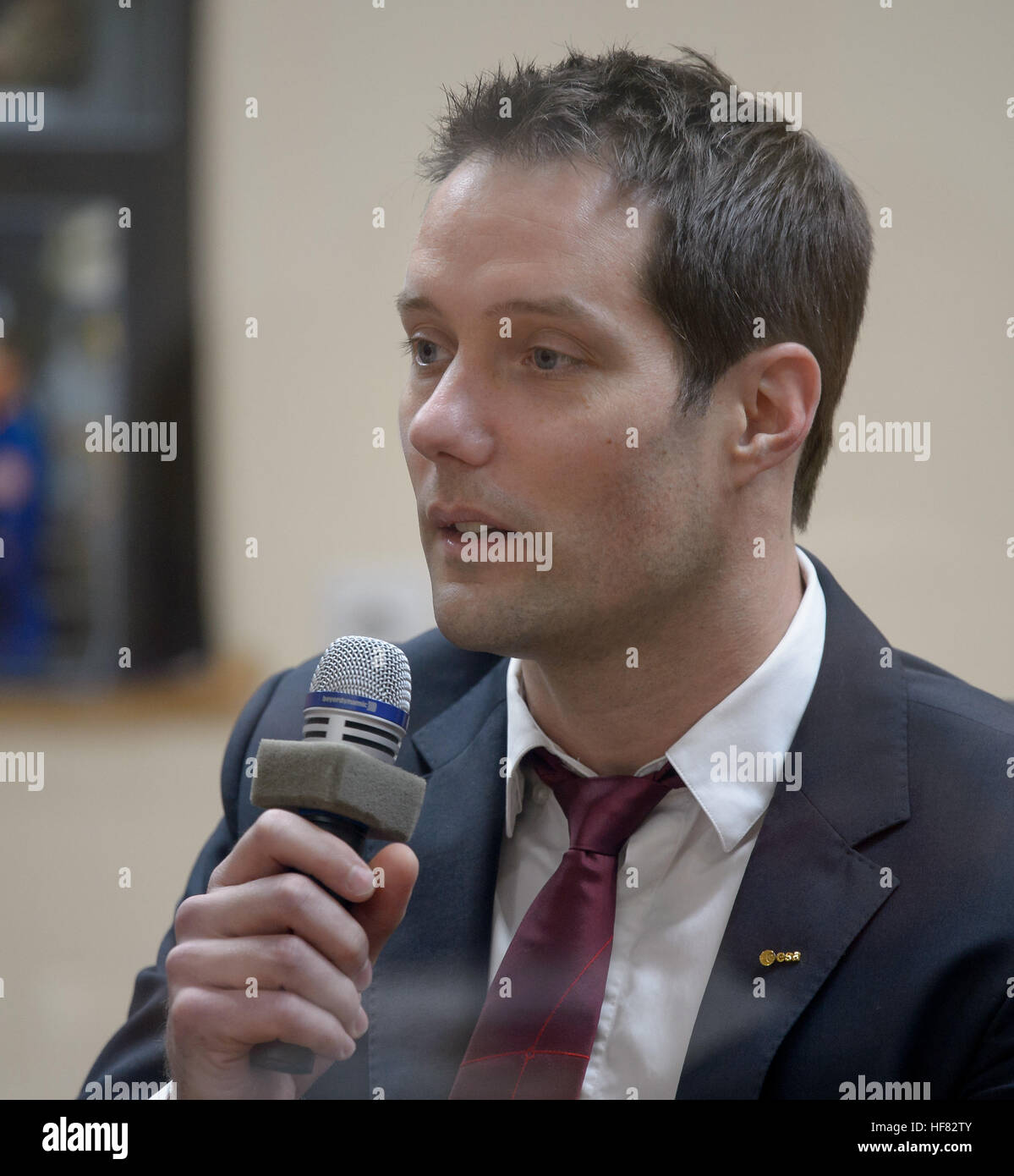 ESA astronaut Thomas Pesquet, NASA astronaut Peggy Whitson, and Russian ...