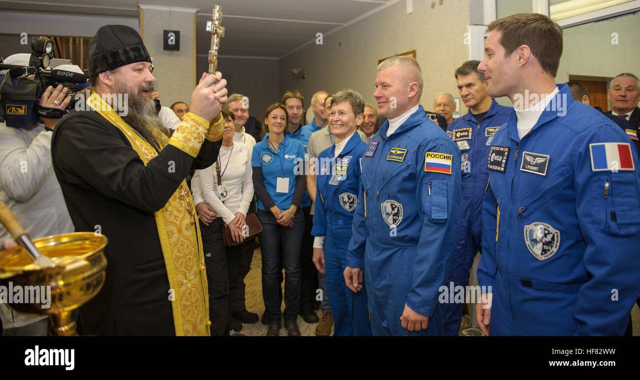 Expedition 50 astronauts received a traditional Russian Orthodox ...