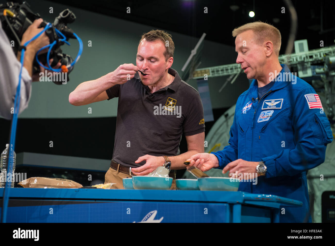 Eric Fanning, Secretary of the Army, and NASA astronaut Tim Kopra ...