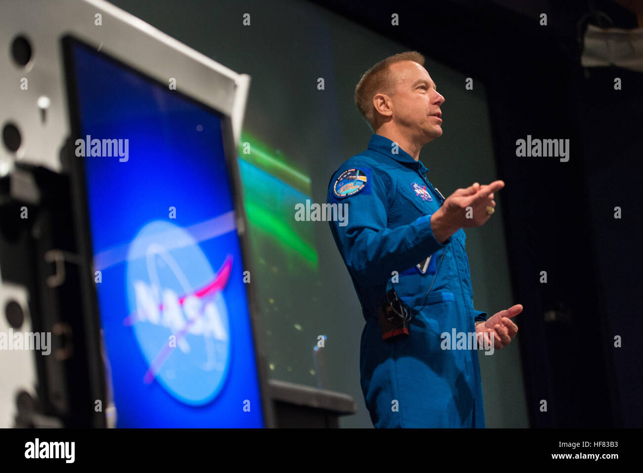 NASA astronaut Tim Kopra speaks about the importance of safety in space ...