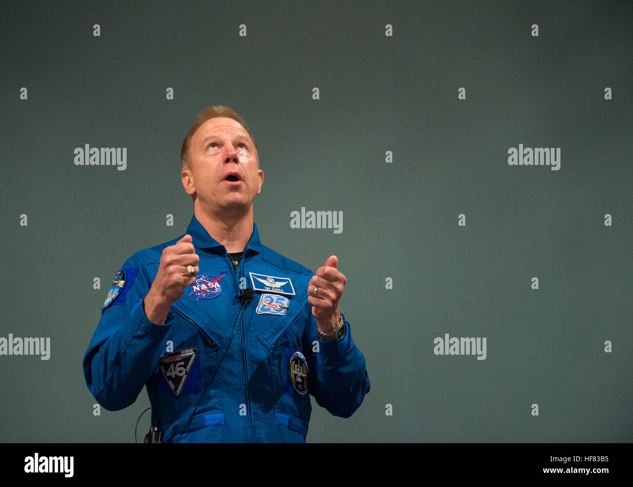 NASA astronaut Tim Kopra speaks about safety in space flight at NASA ...