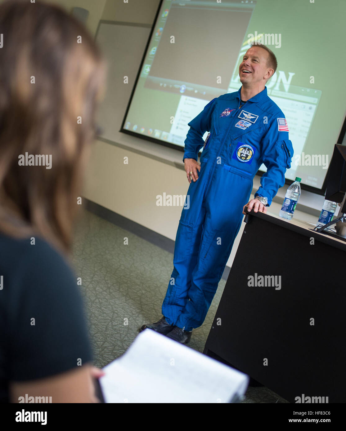 NASA astronaut Tim Kopra visited George Mason University in Fairfax ...