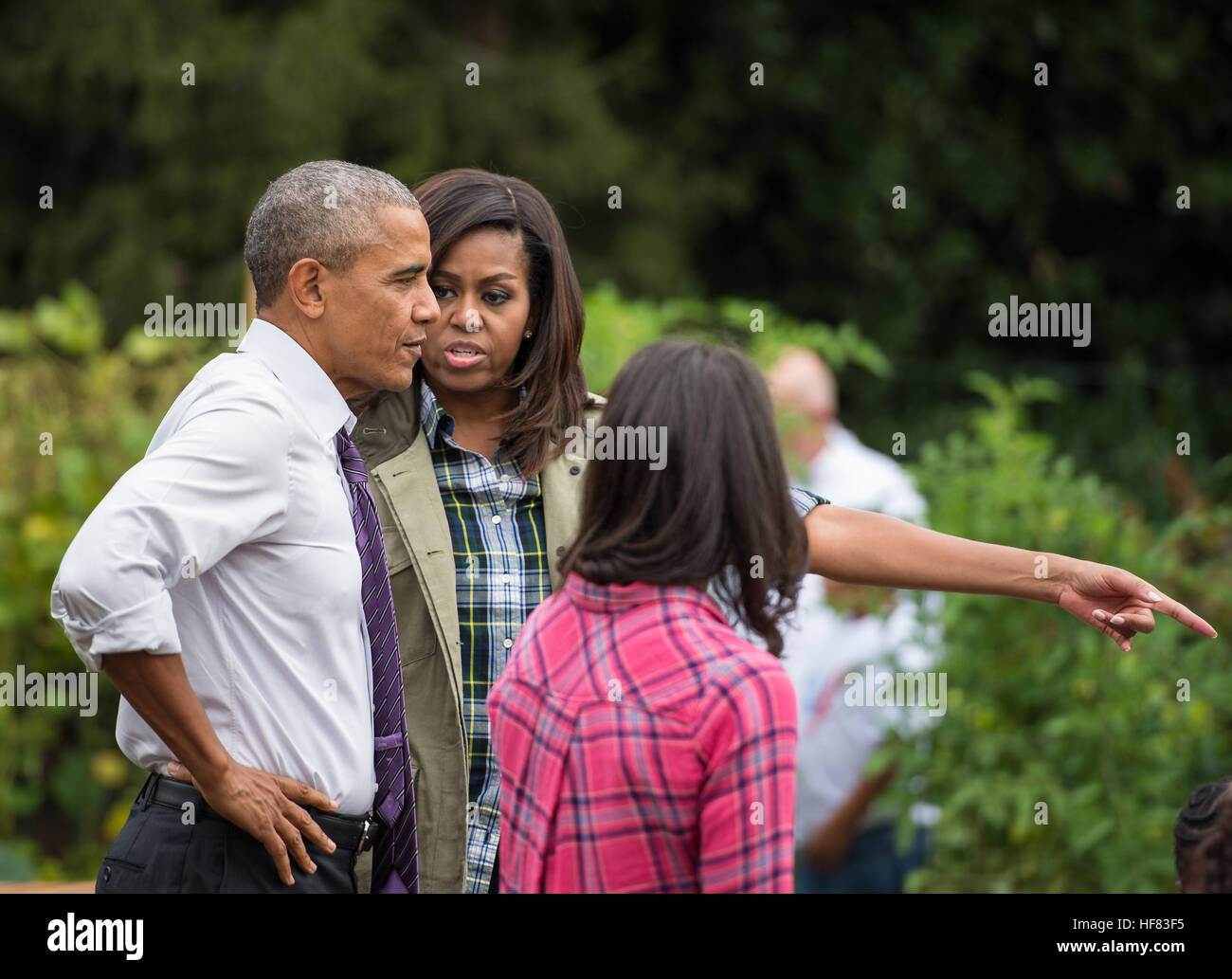 First Lady Michelle Obama and President Barack Obama participated in ...