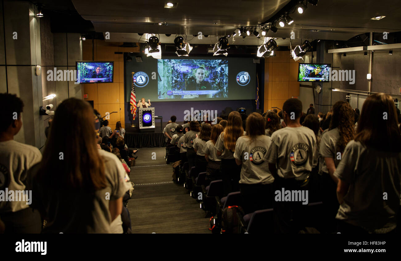 On Oct. 7, 2016, NASA astronaut Kate Rubins recorded a video onboard ...