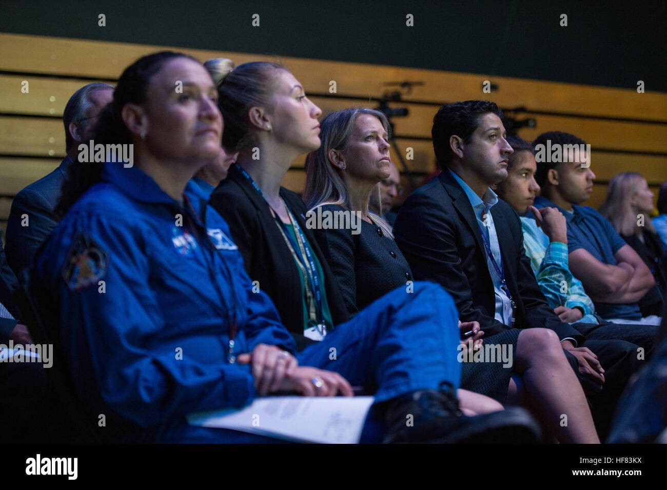 Astronaut press conference hi-res stock photography and images - Alamy