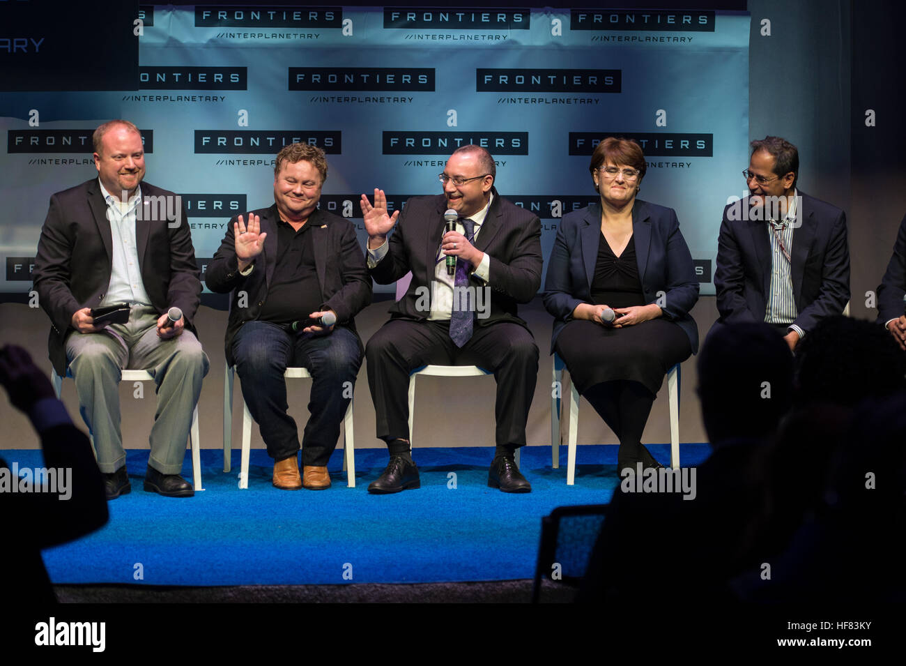 Mike Gold of Space Systems/Loral participates in a panel discussion on ...