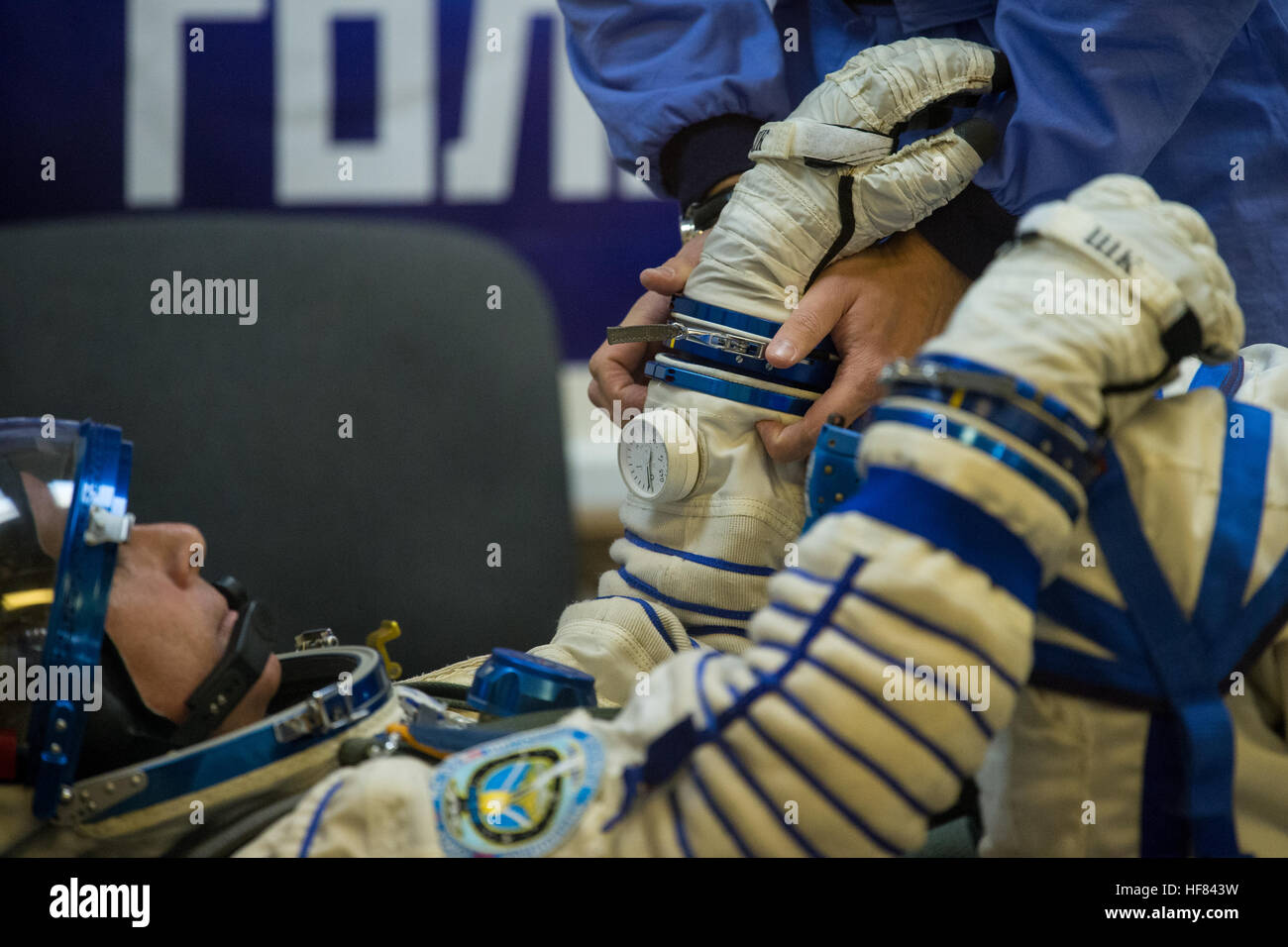NASA astronaut Shane Kimbrough, along with Russian cosmonauts Andrey ...