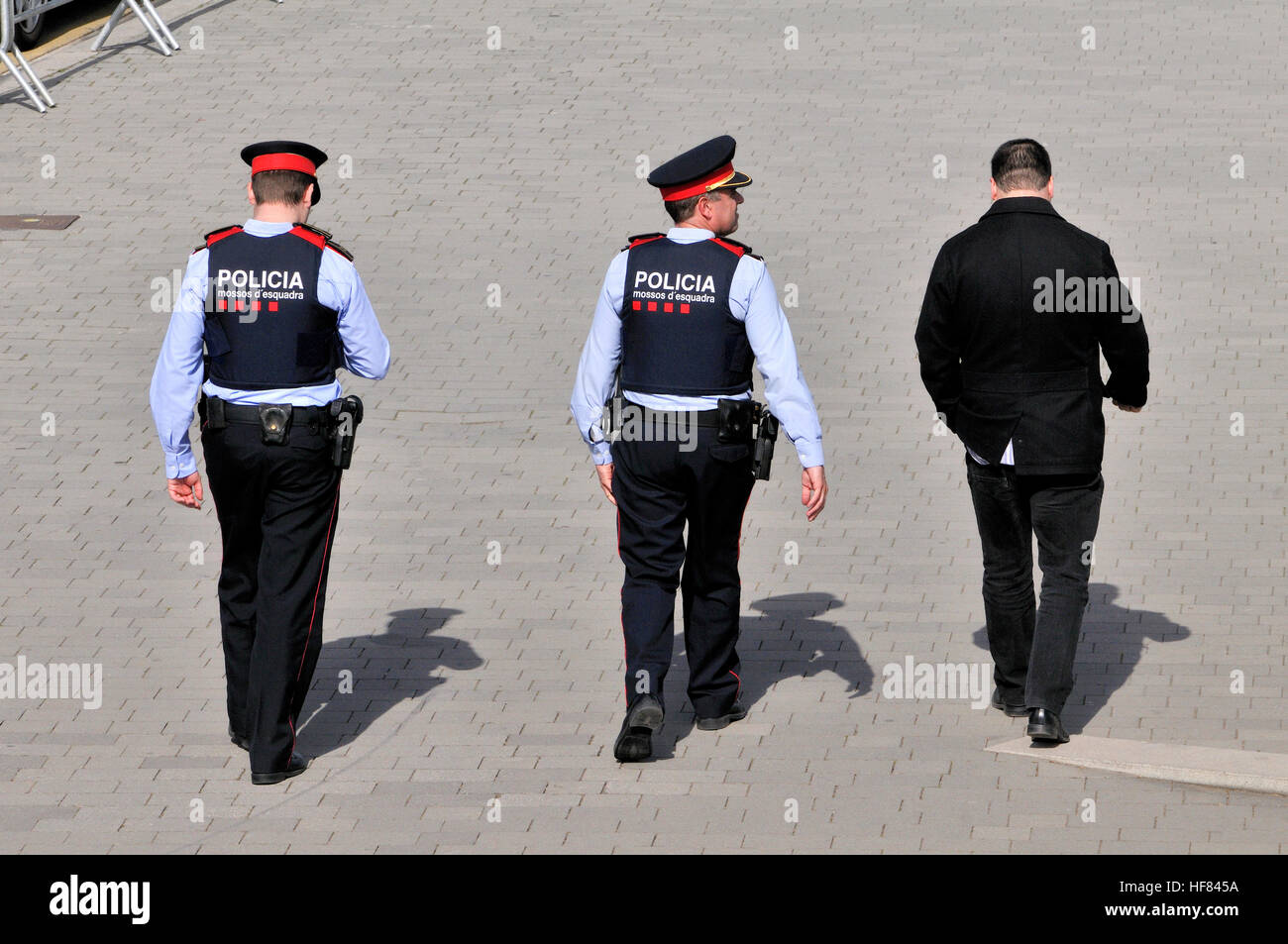 Catalan police. Barcelona, Catalonia, Spain Stock Photo - Alamy