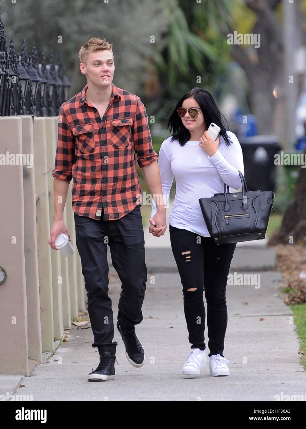 Ariel Winter out with boyfriend Levi Meaden Featuring: Ariel Winter ...