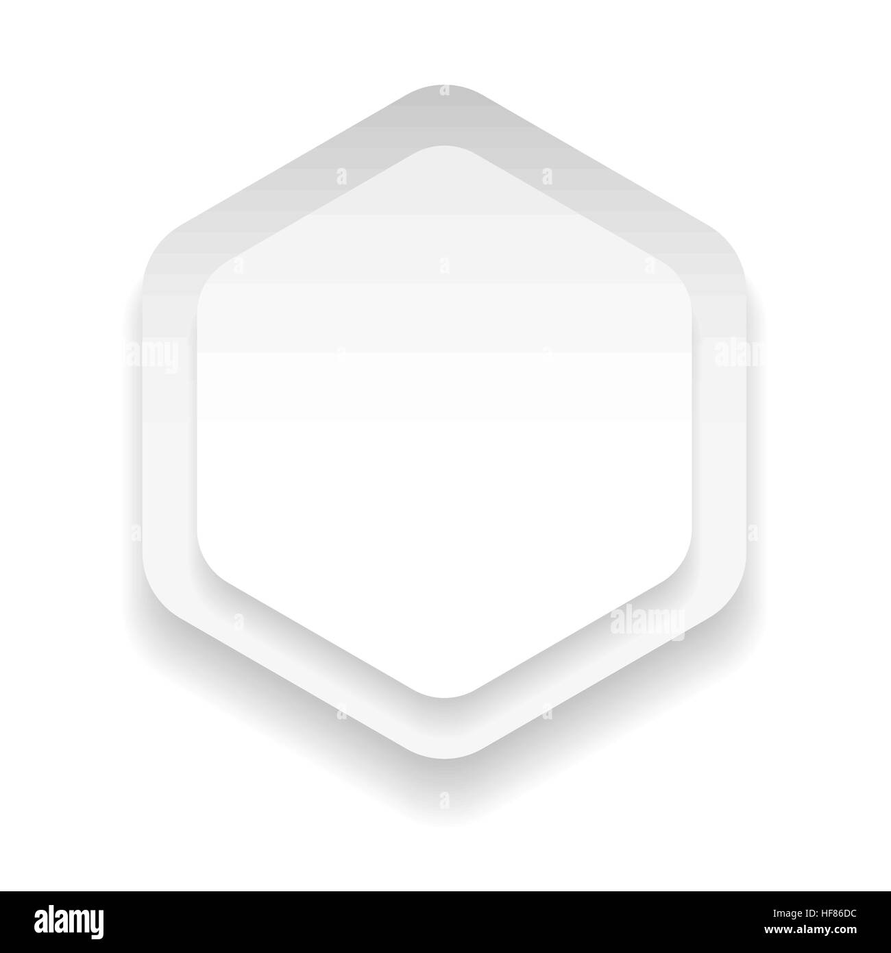 Empty white rectangular sign Stock Vector Images - Alamy