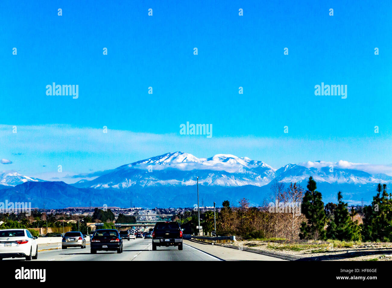 Mount San Gorgonio in the San Bernardino Mountains of Southern ...