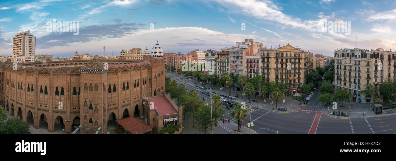 Placa de Toros Monumental - Bullring of Barcelona Stock Photo - Alamy