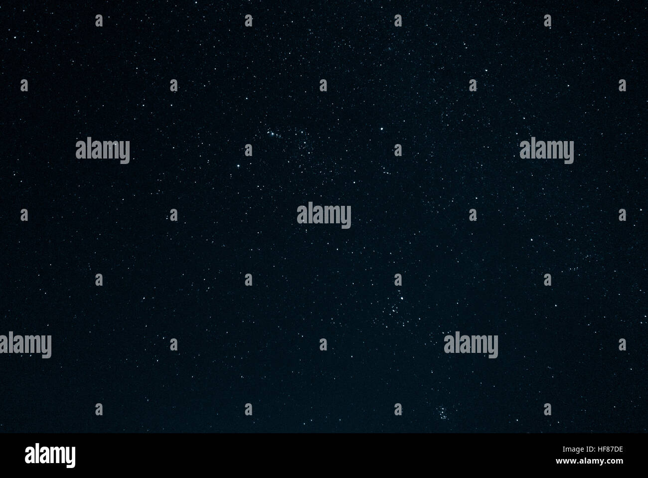 Night sky with lot of shiny stars during Nyepi night in Balian, Bali ...