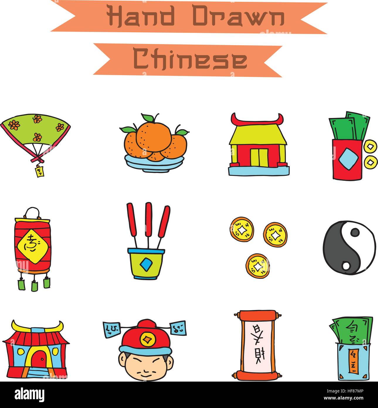 Vector art of Chinese object Stock Vector Image & Art - Alamy