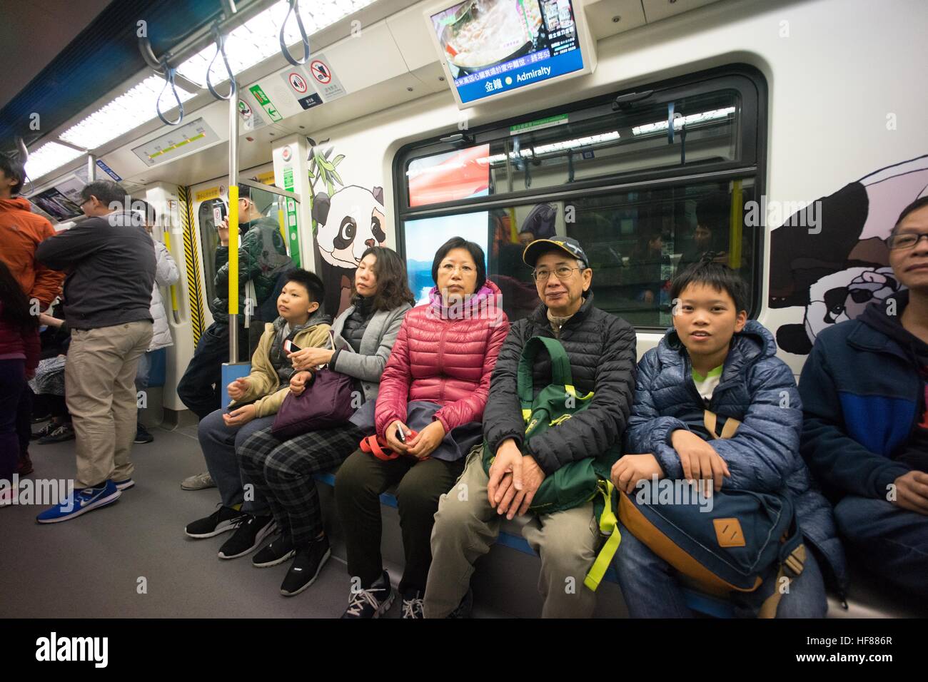 Hong Kong, Hong Kong. 27th Dec, 2016. Hundreds of MTR fans take the ...