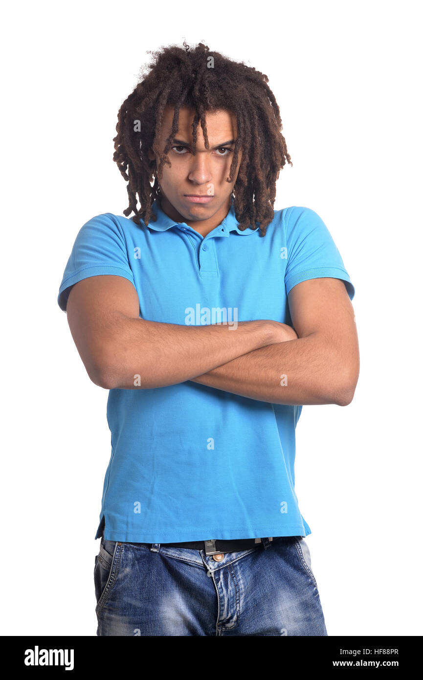 Angry teenage boy Stock Photo - Alamy