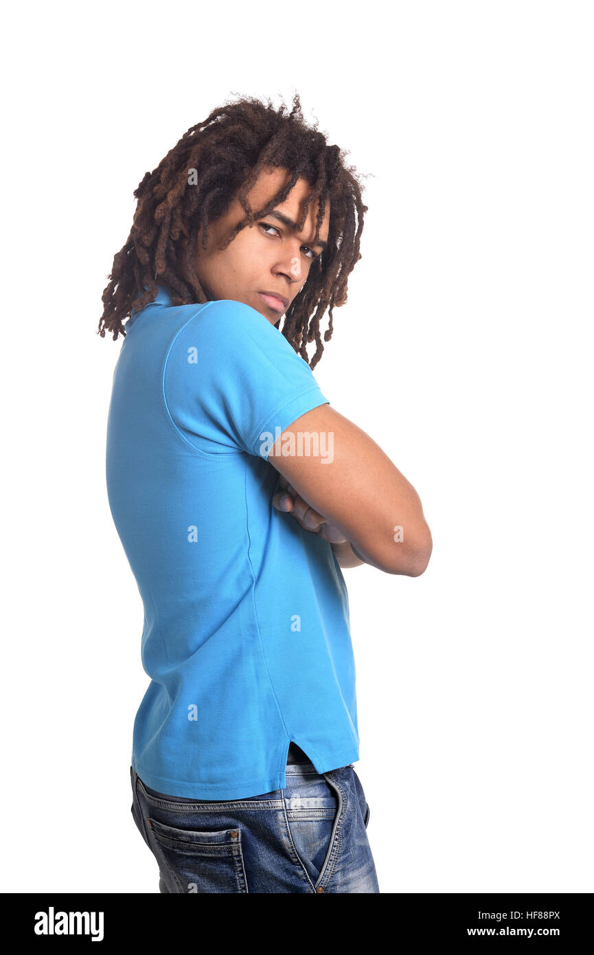 Angry teenage boy Stock Photo - Alamy