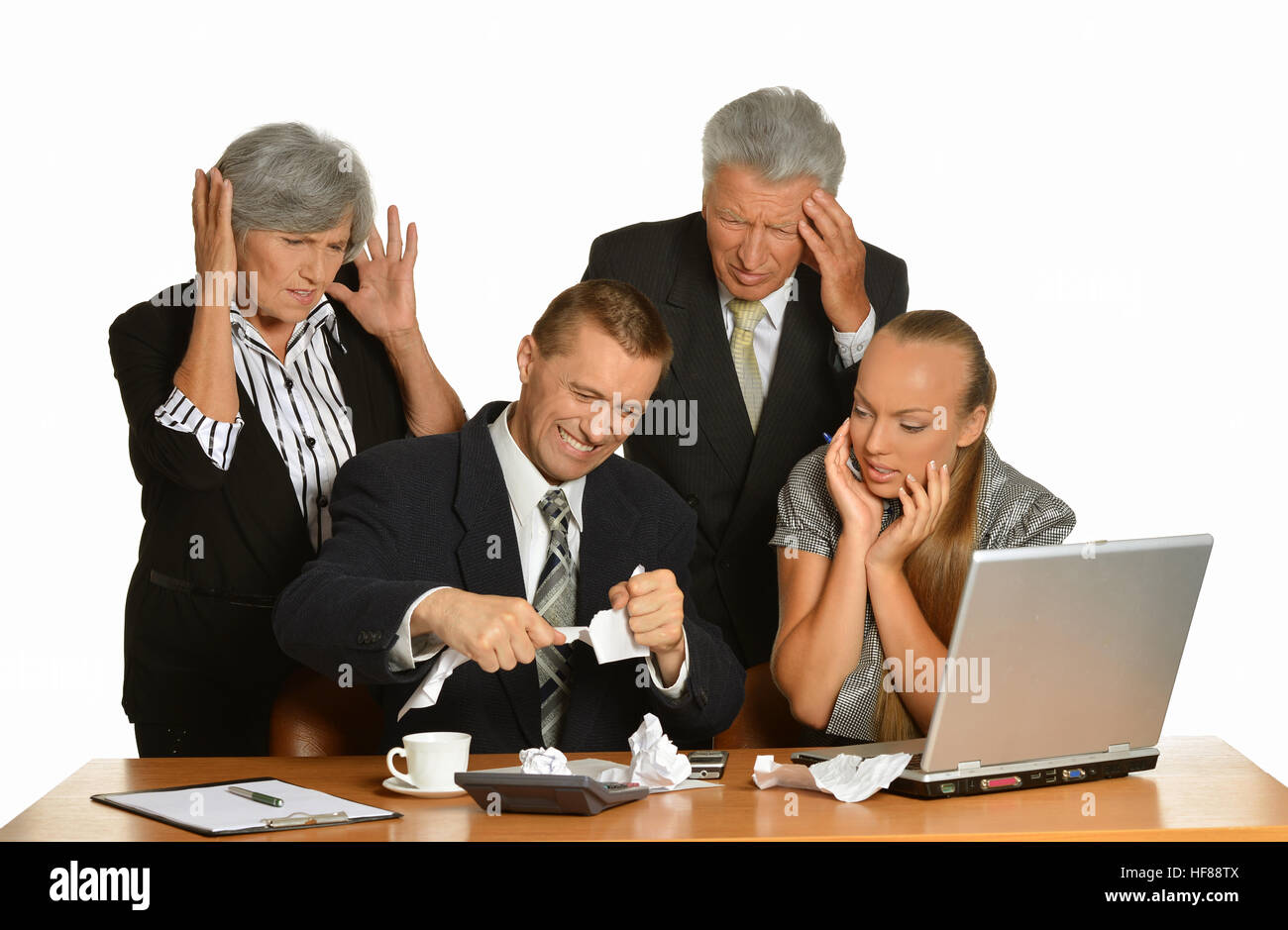 business people at office Stock Photo - Alamy