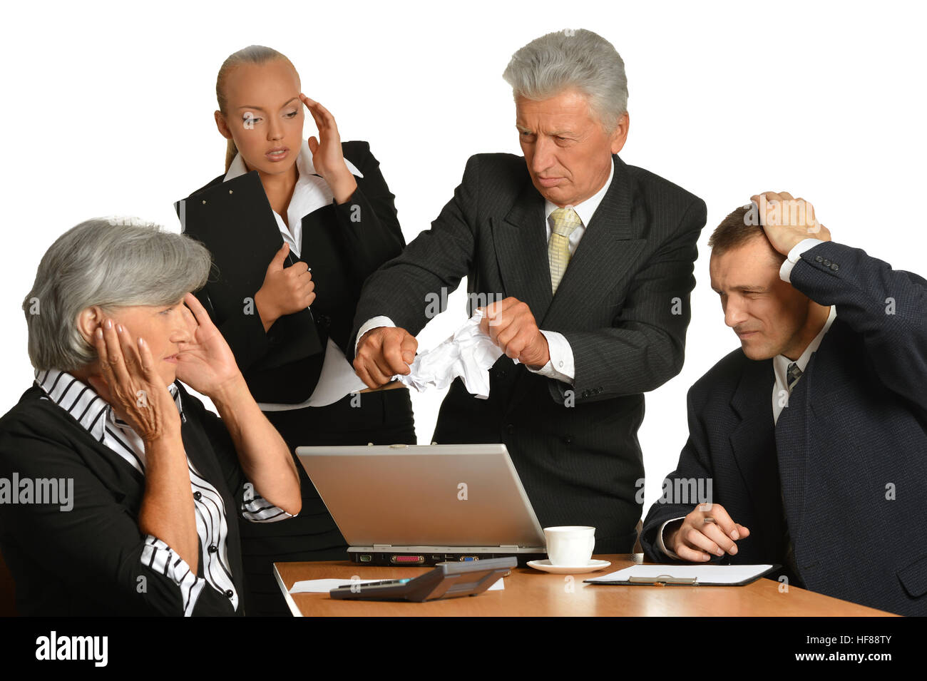 business people at office Stock Photo - Alamy