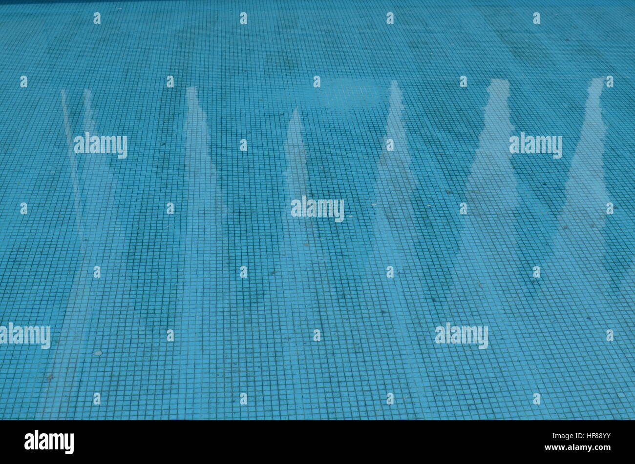 Water surface of a swimming pool with pool bottom Stock Photo - Alamy