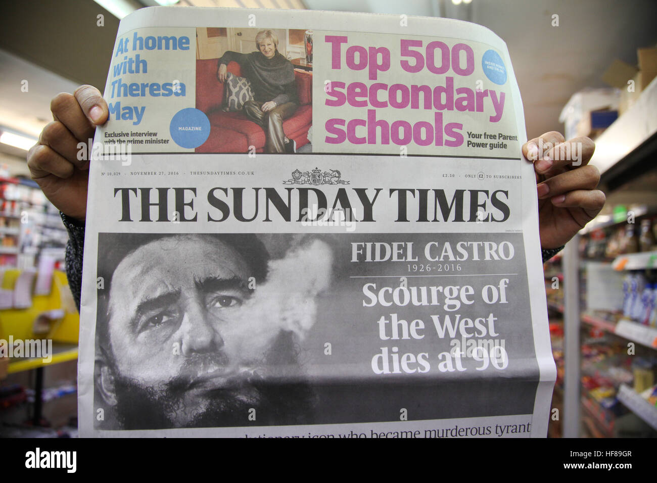British and international newspapers react to Fidel Castro's death ...