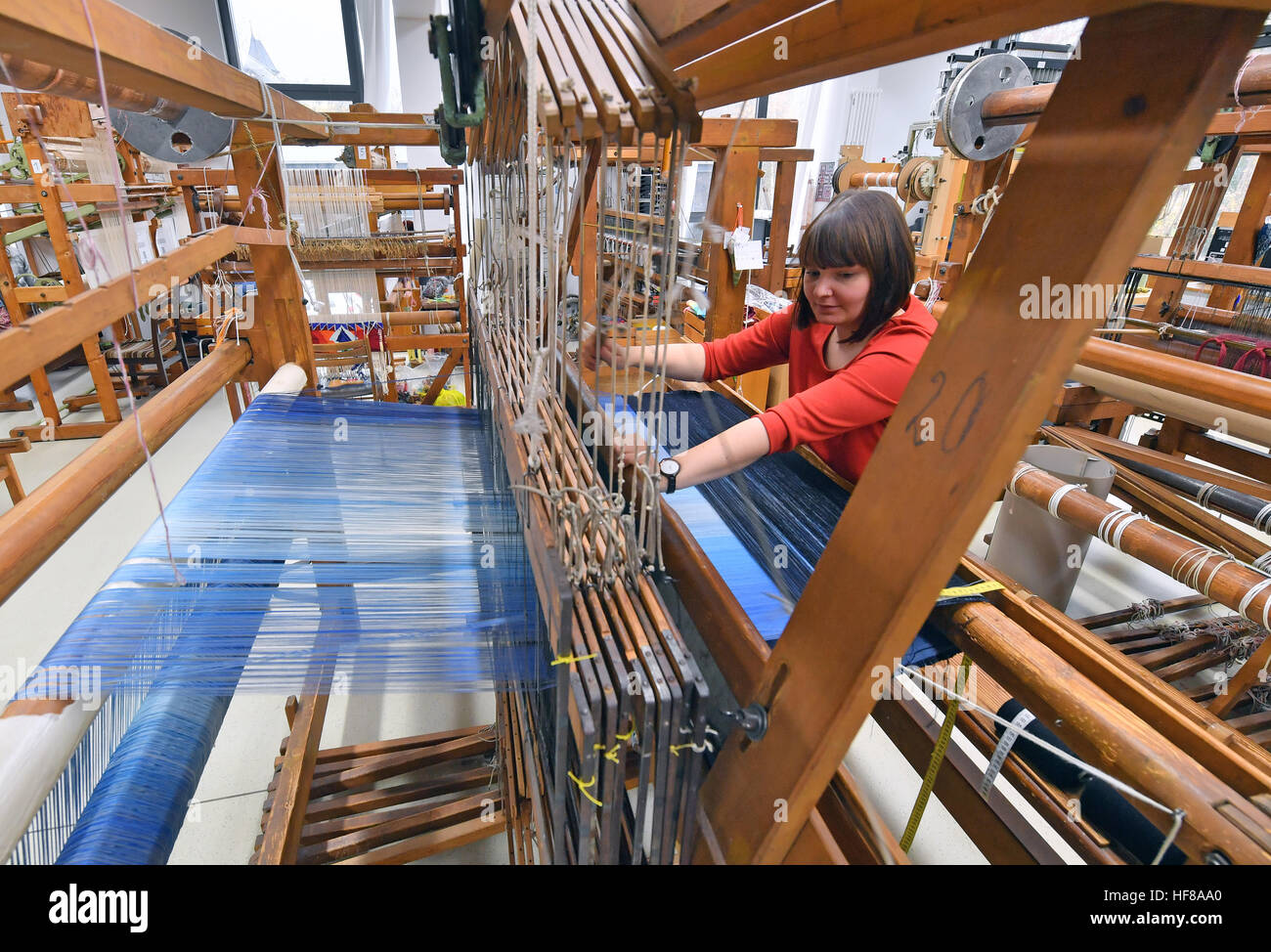 Melanie Schulz, student of textile arts at the Burg Giebichenstein ...