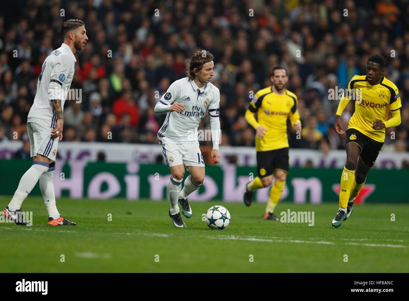 Madrid, Spain. 7th Dec, 2016. Luka Modric (Real) Football/Soccer : UEFA ...