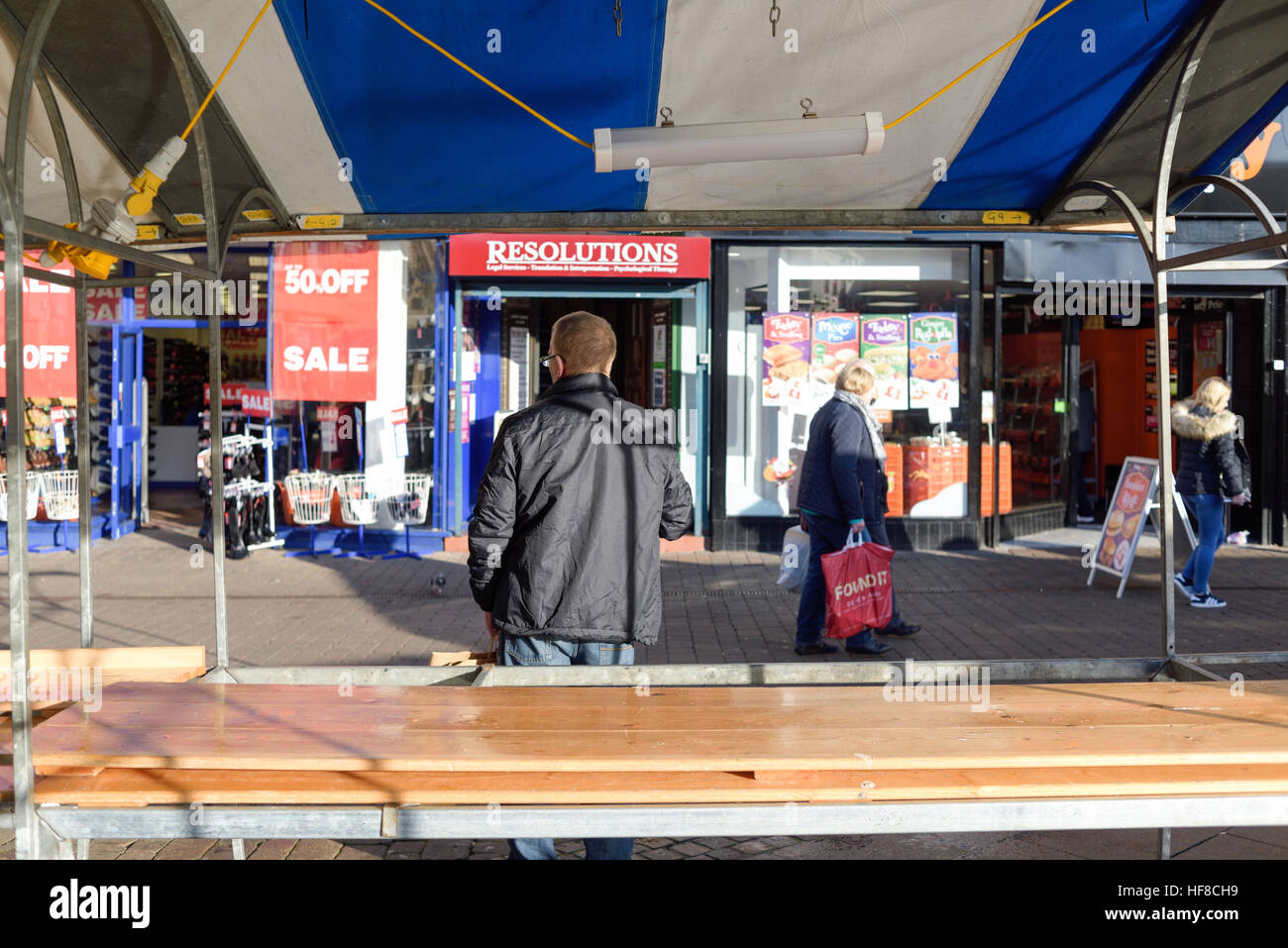 Mansfield market place hi-res stock photography and images - Alamy