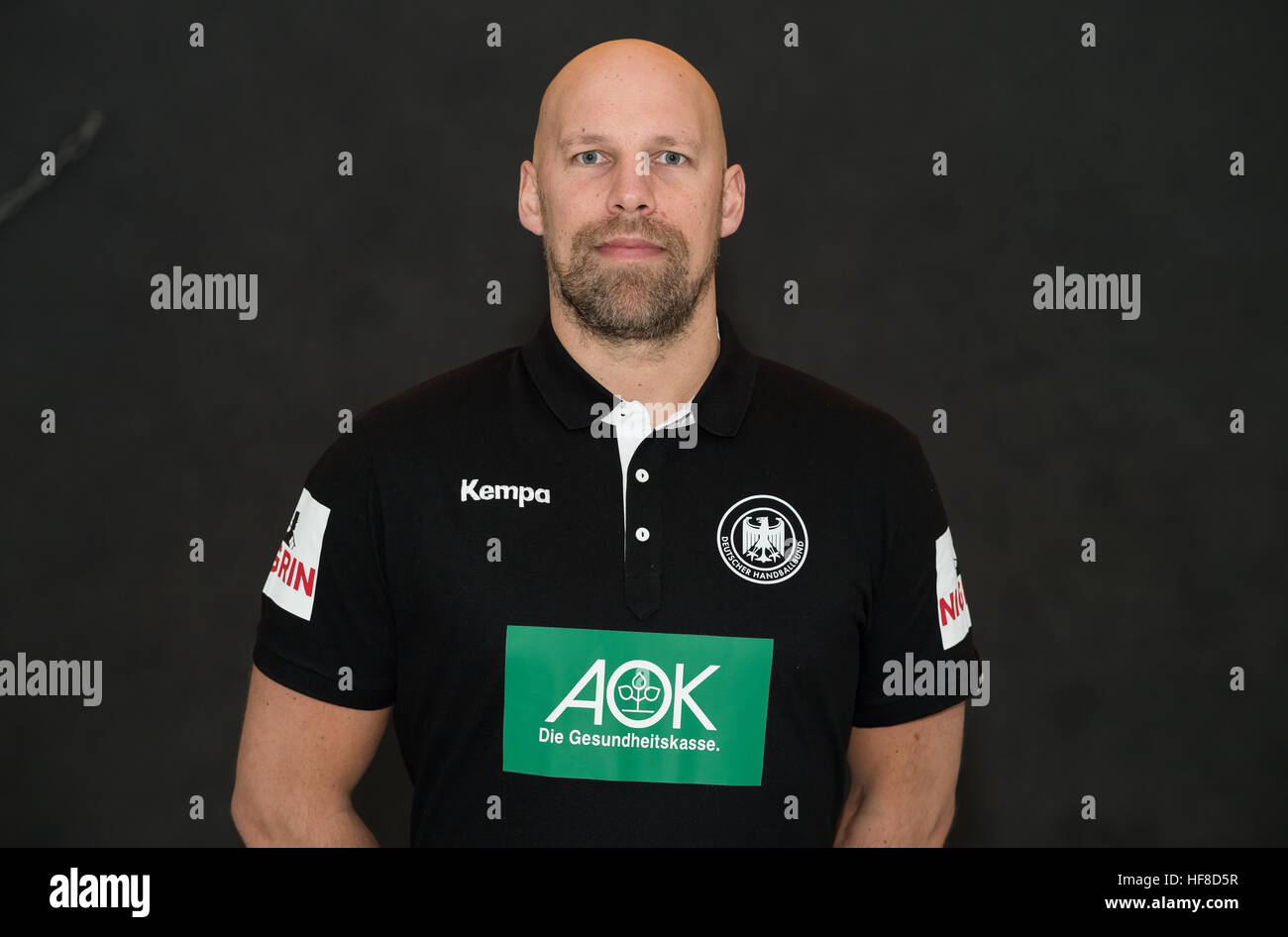 German national handball team vice coach Axel Kramer poses for a ...