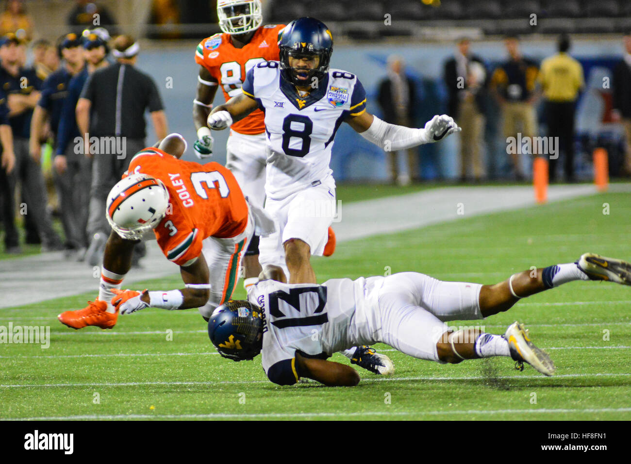 Orlando, Florida, USA. 28th Dec, 2016. Miami Beats West Virginia 31-14 ...