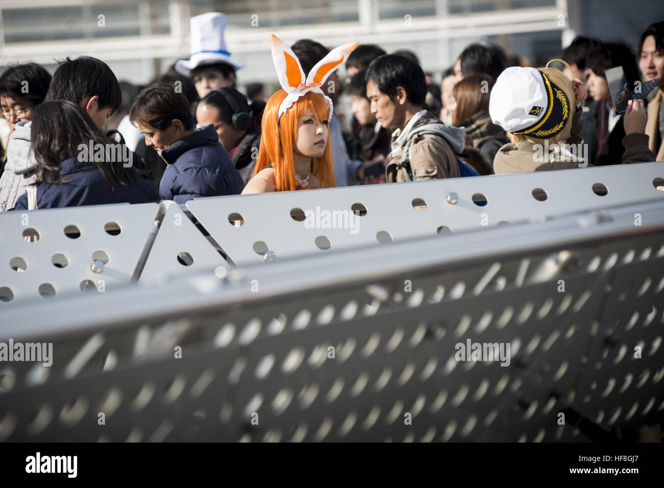 Tokyo, Tokyo, Japan. 29th Dec, 2016. Cosplayer take the time during the ...