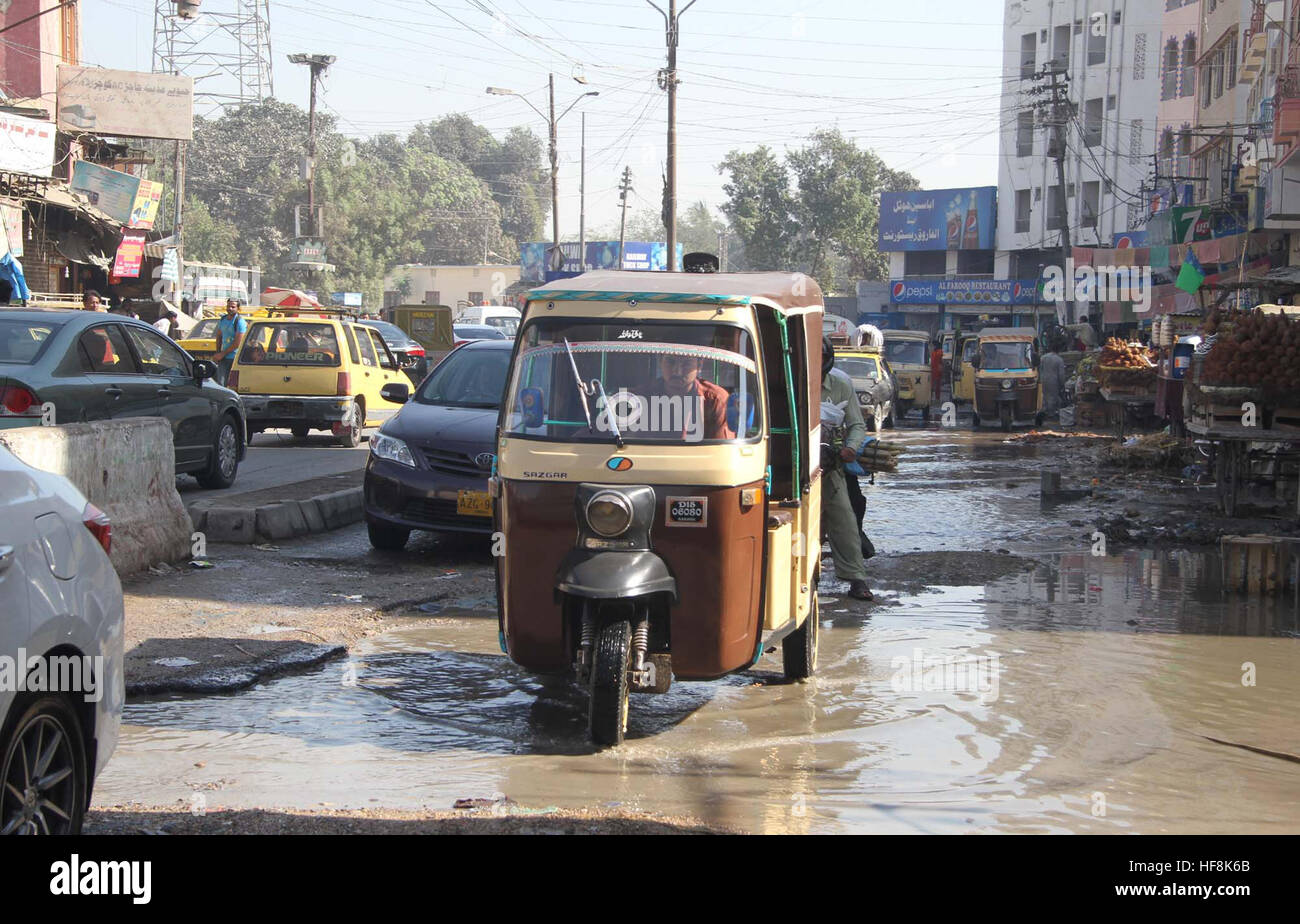 Stagnant sewerage water and devastated road creating problems for ...