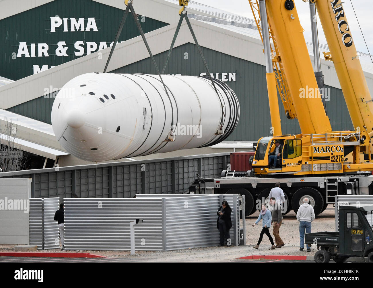 Dec 29, 2016. Tucson AZ. An inert space shuttle solid rocket booster ...