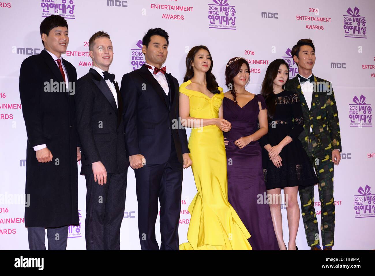 Seoul, Korea. 29th Dec, 2016. Jea-seok Yoo, HAHA, Jun-ha Jeong, Kwang ...