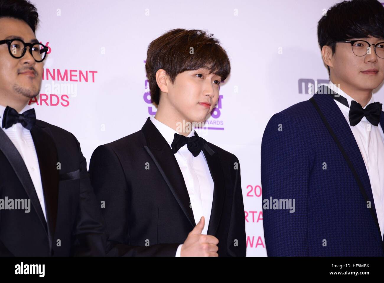 Seoul, Korea. 29th Dec, 2016. Jea-seok Yoo, HAHA, Jun-ha Jeong, Kwang ...