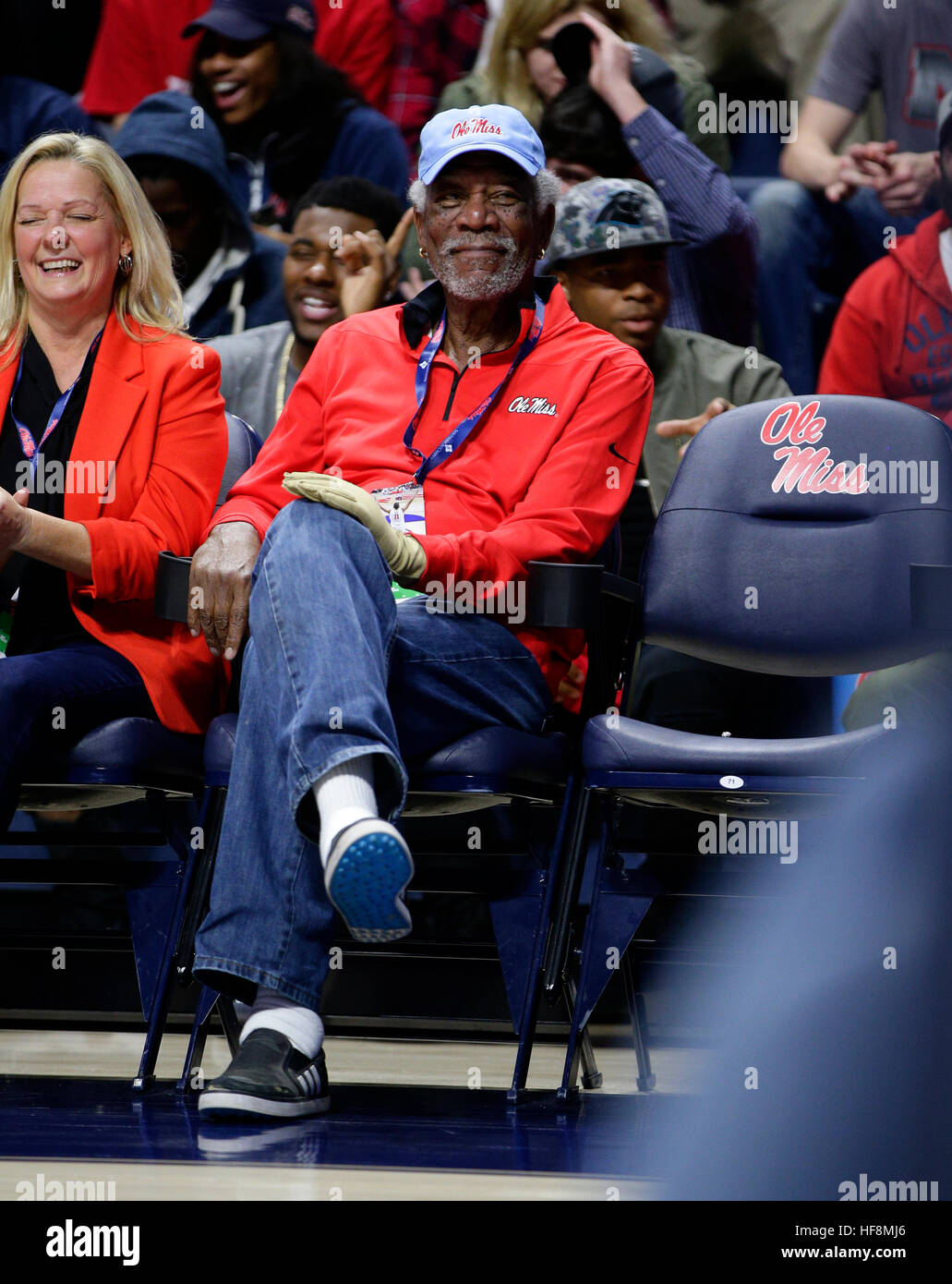Oxford, Mississippi, USA. 23rd Feb, 2016. Morgan Freeman was on hand ...