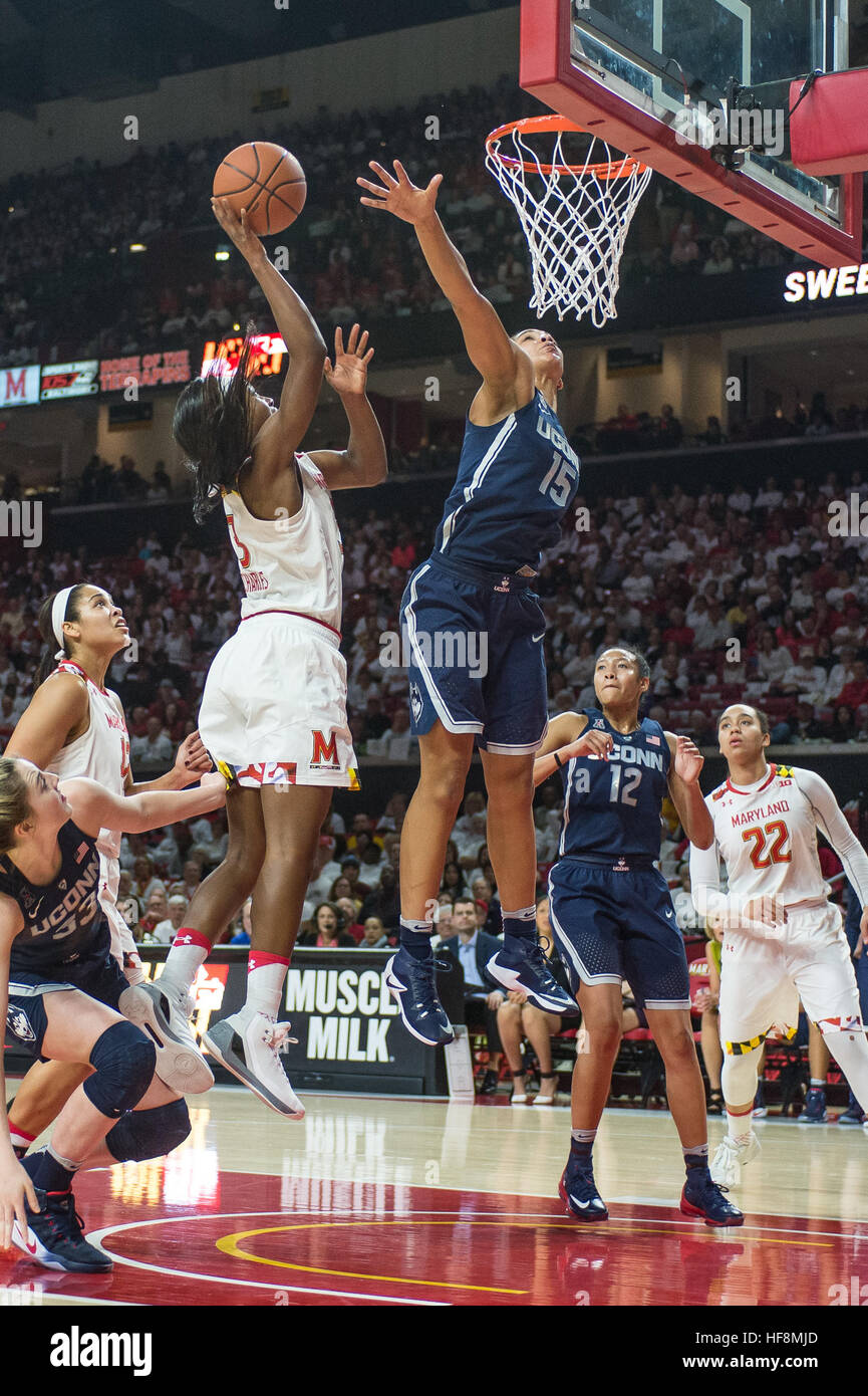 College Park, Maryland, USA. 29th Dec, 2016. KAILA CHARLES (3) attempts ...