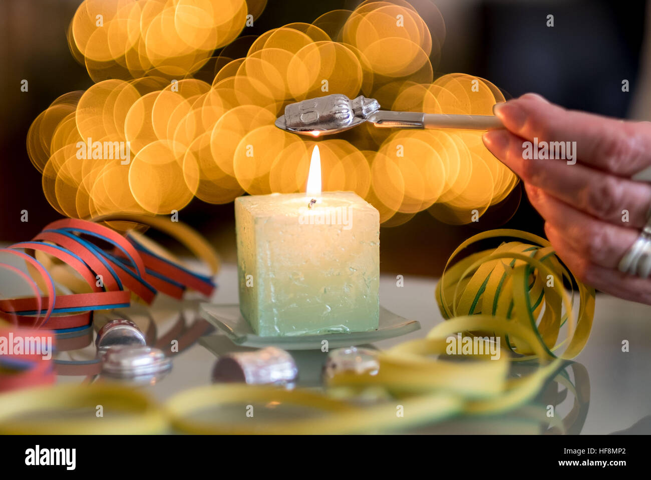 Pouring lead germany hi-res stock photography and images - Alamy