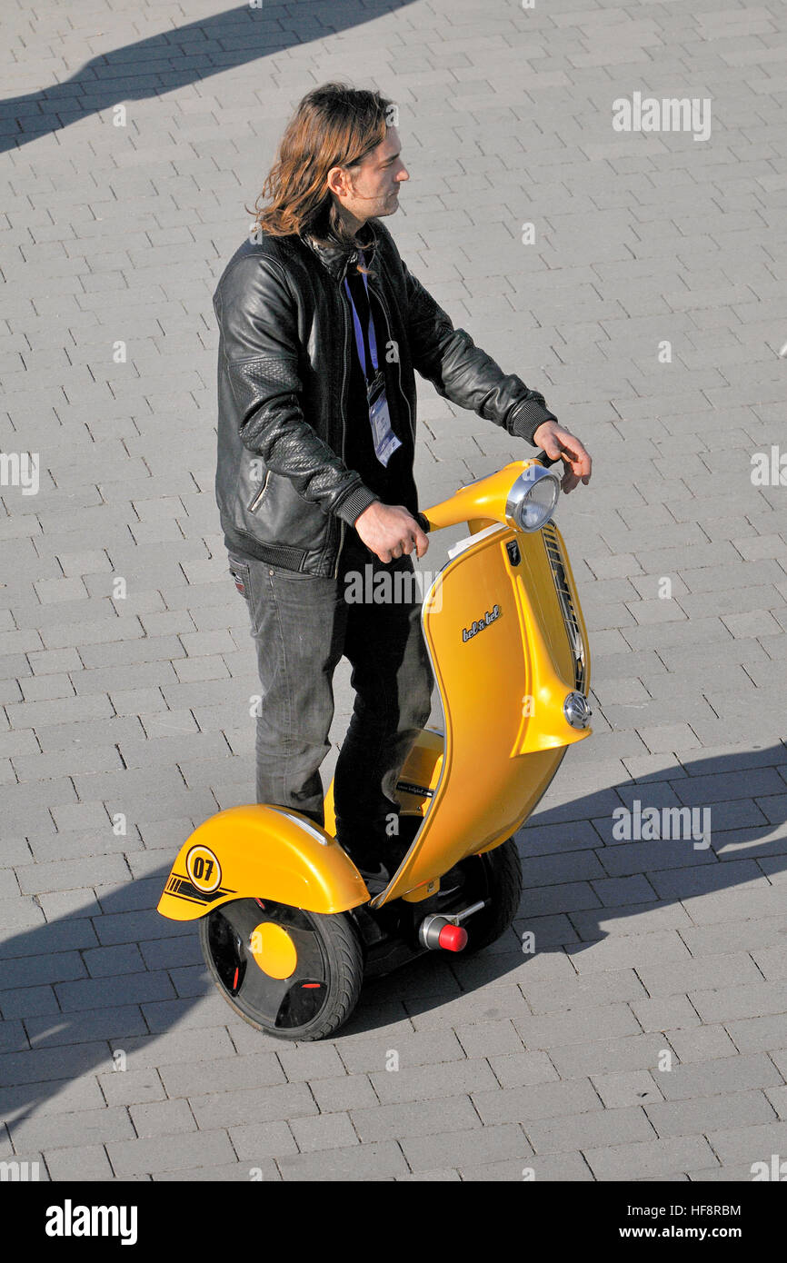 People with segway Stock Photo - Alamy