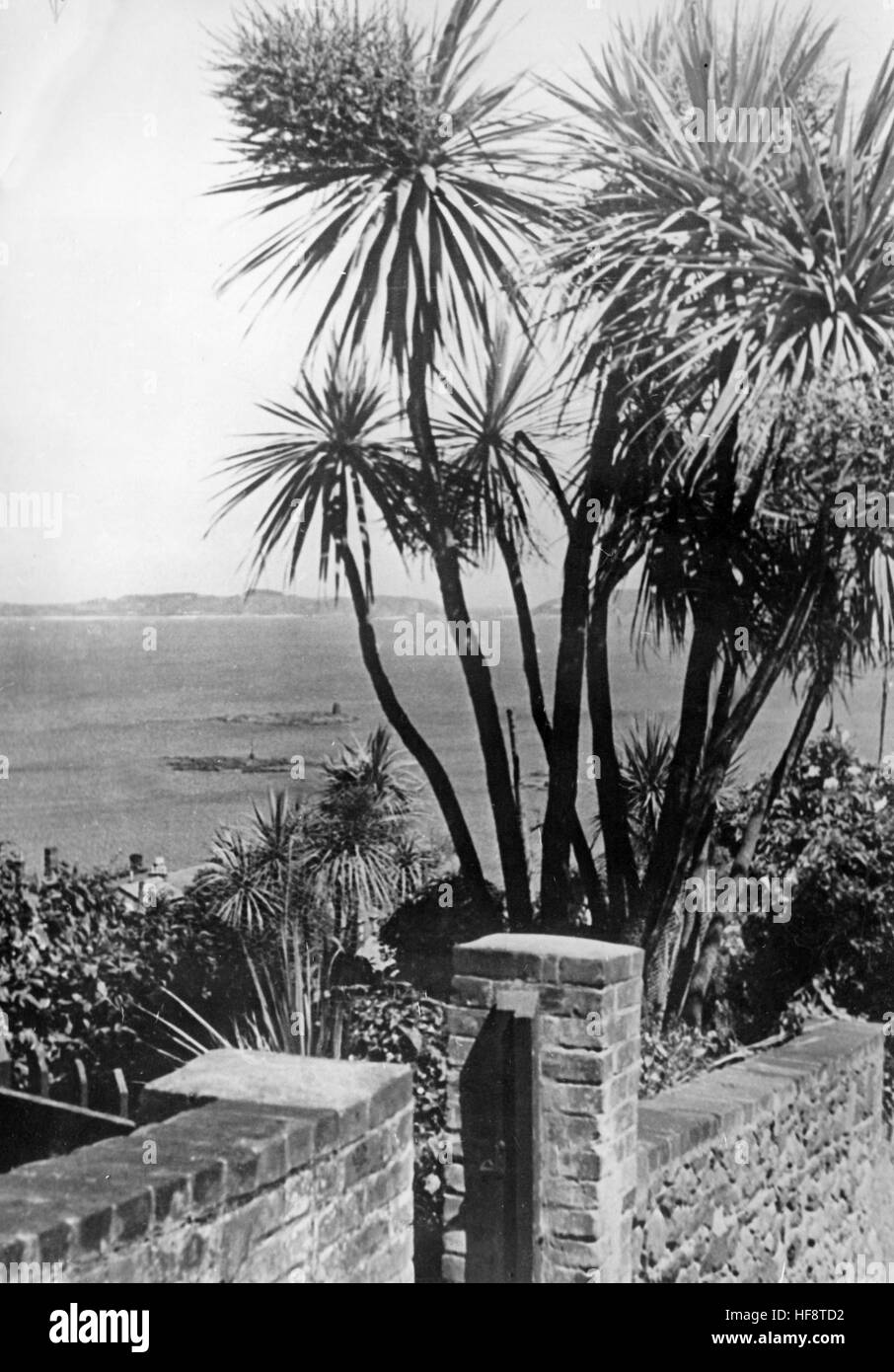 The Nazi propaganda image depicts the English Channel Guernsey after ...