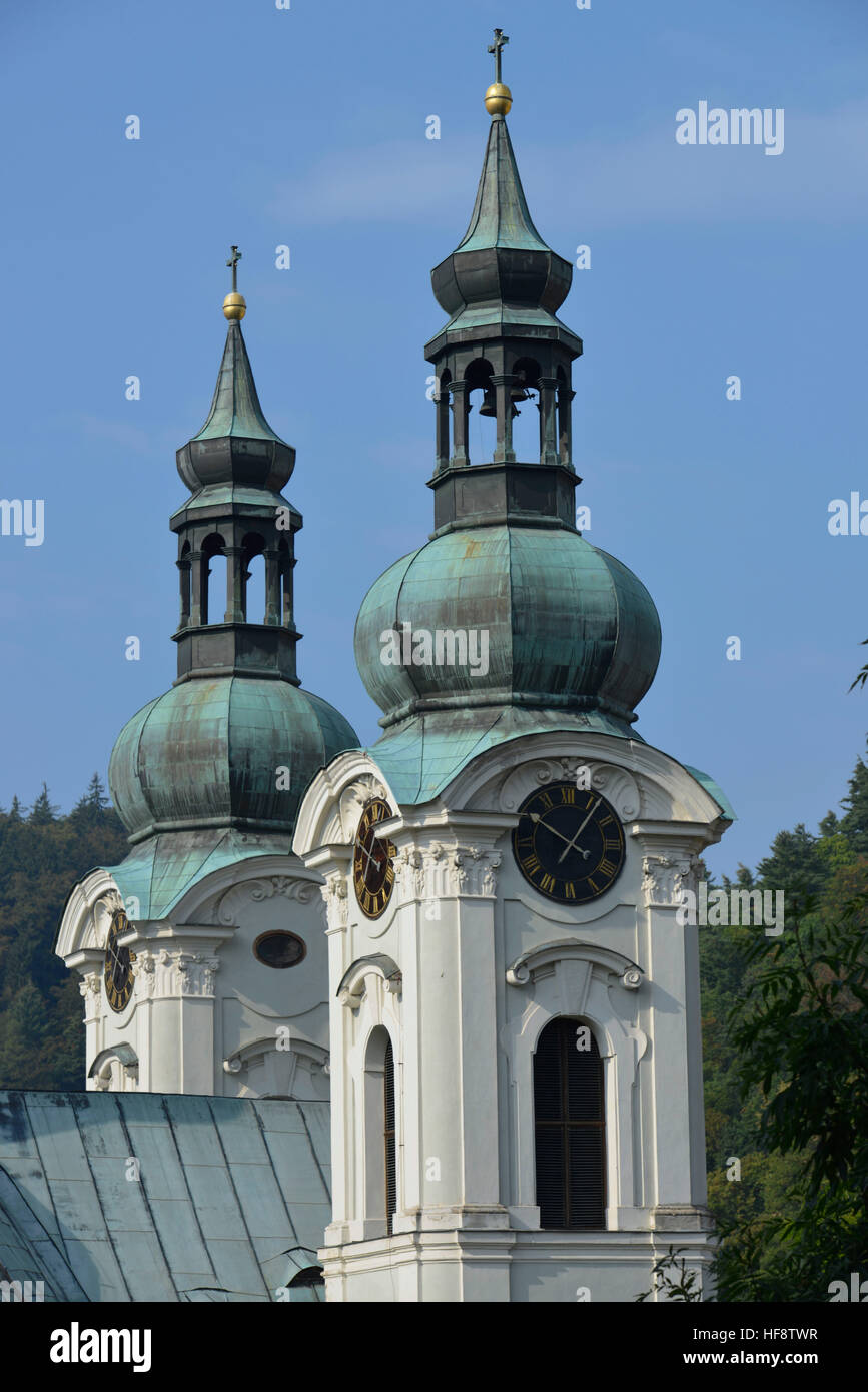 Kirche St. Maria-Magdalena, Karlsbad, Tschechien, Church Saint Maria-Magdalena, Karl's bath ...