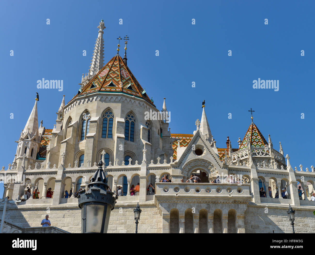 Matthiaskirche, Fischerbastei, Burgberg, Budapest, Ungarn, Matthias's ...