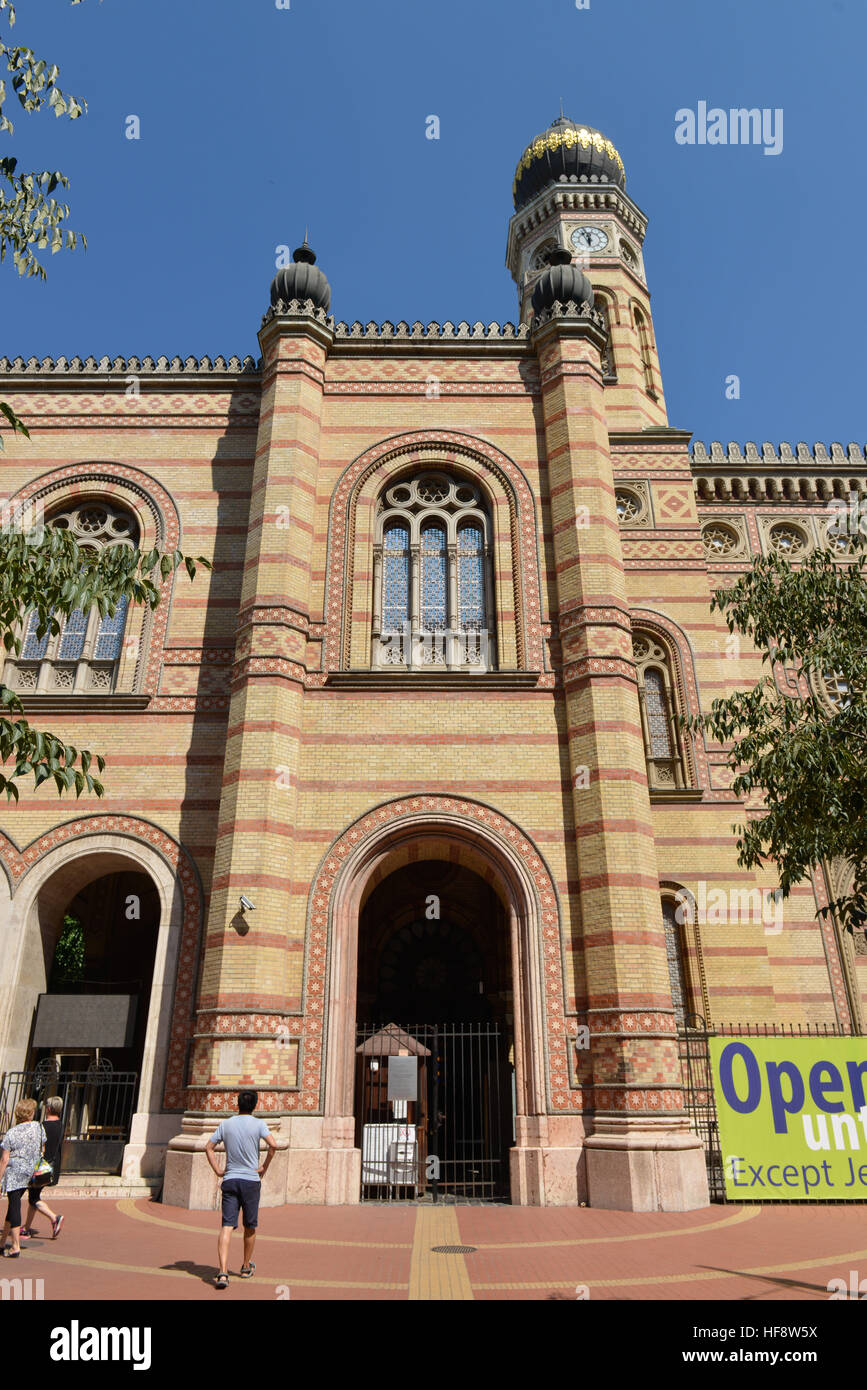 Grosse Synagoge, Dohany Strasse, Budapest, Ungarn, Big synagogue ...