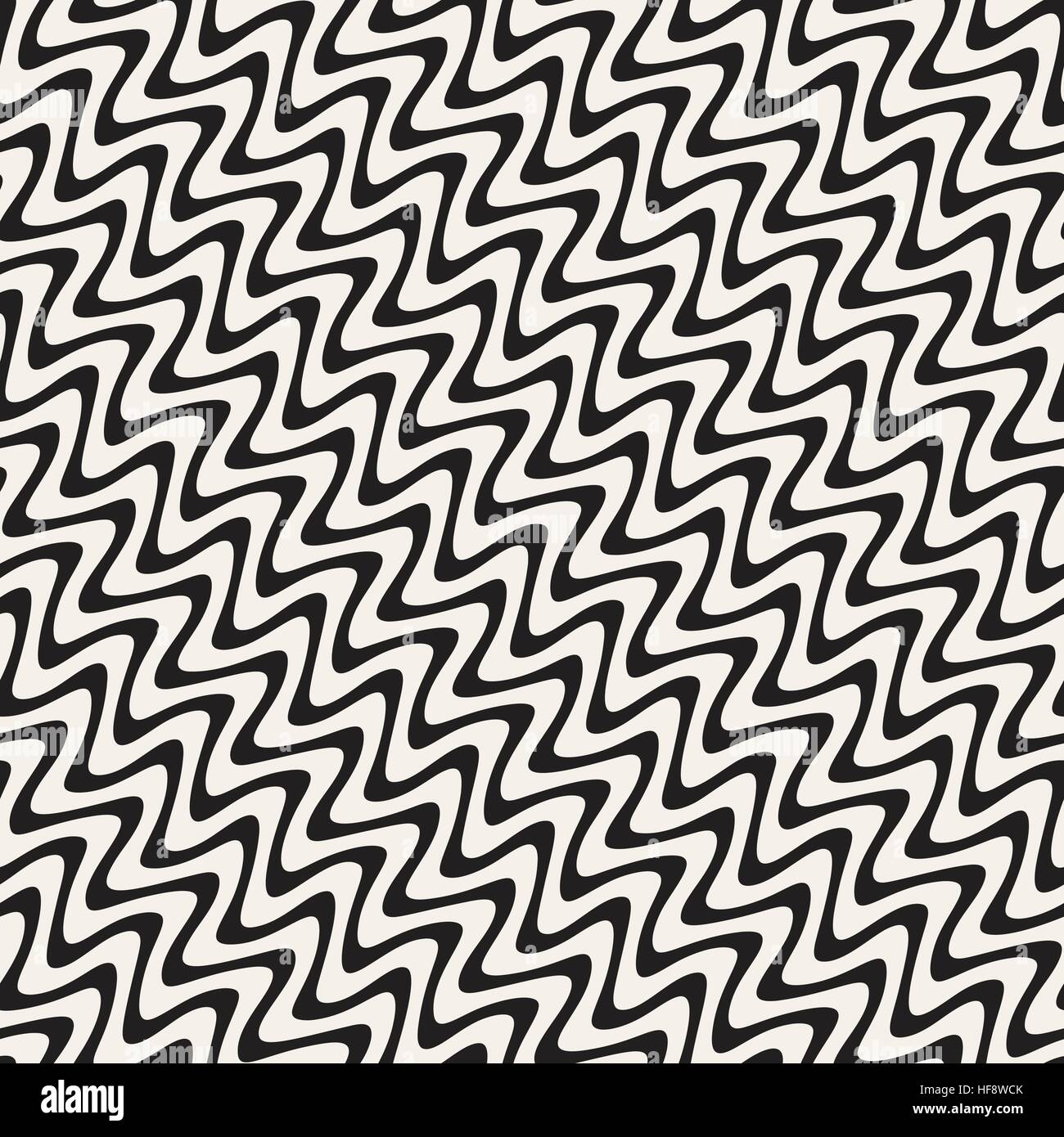 Wavy Ripple Lines. Abstract Geometric Background Design. Vector ...